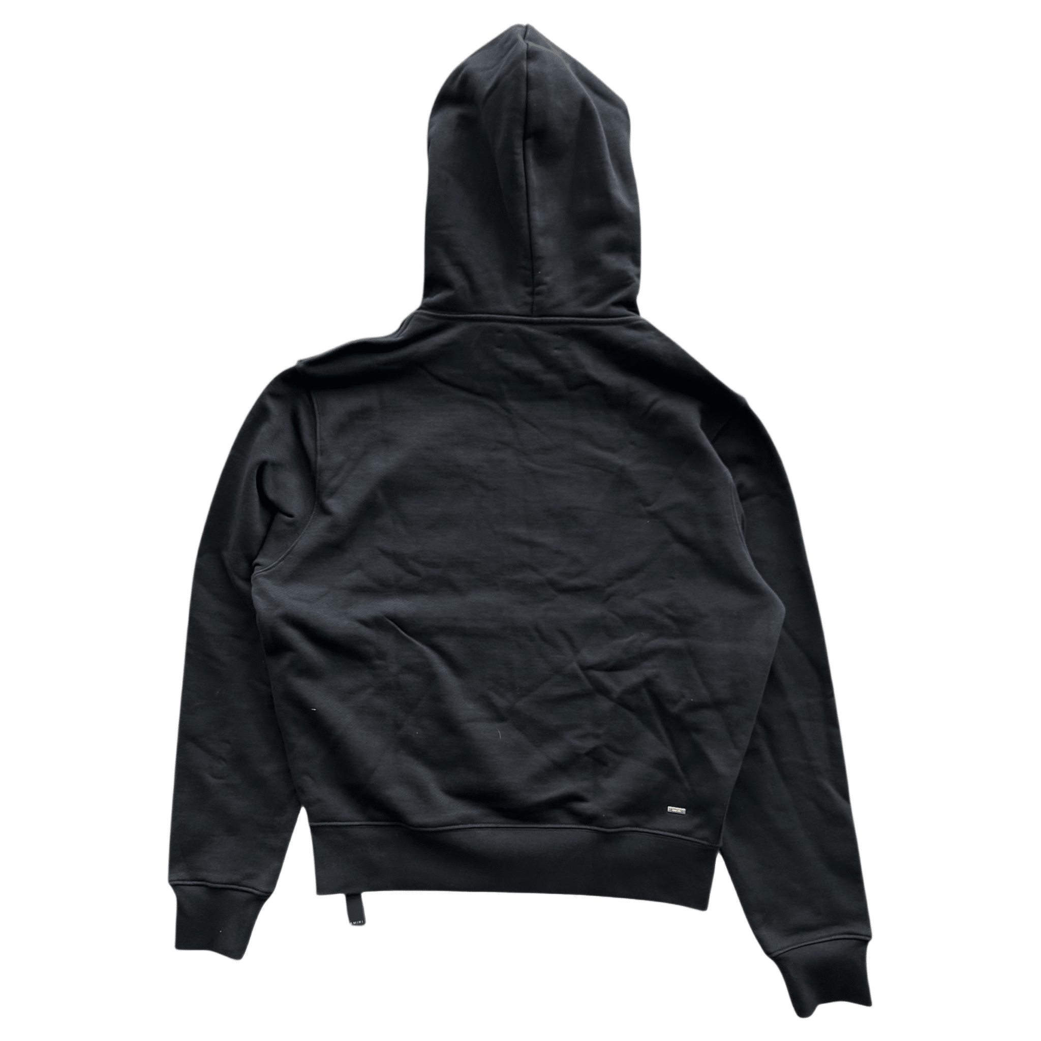 Amiri Black & Chrome Staggered Logo Hoodie – Morely Trends